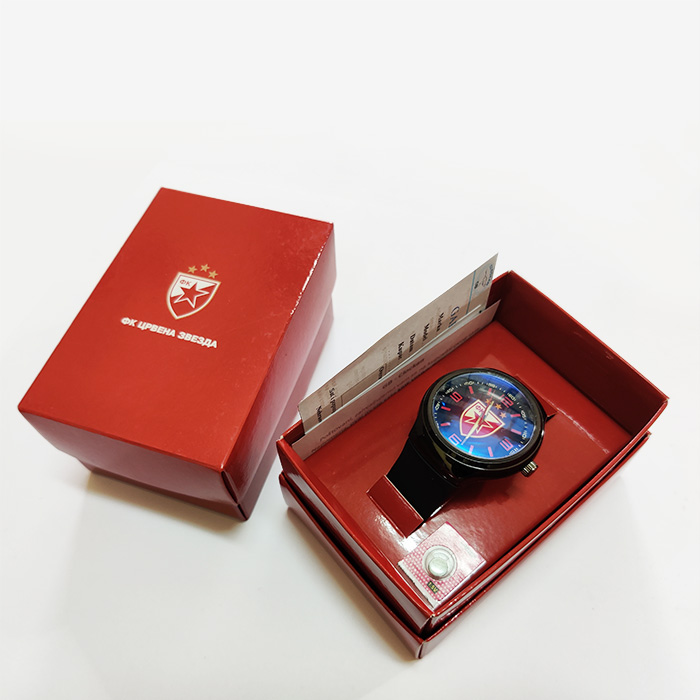 Zvezdin sat E&T Kn326- grb FK Crvena zvezda - Clockan