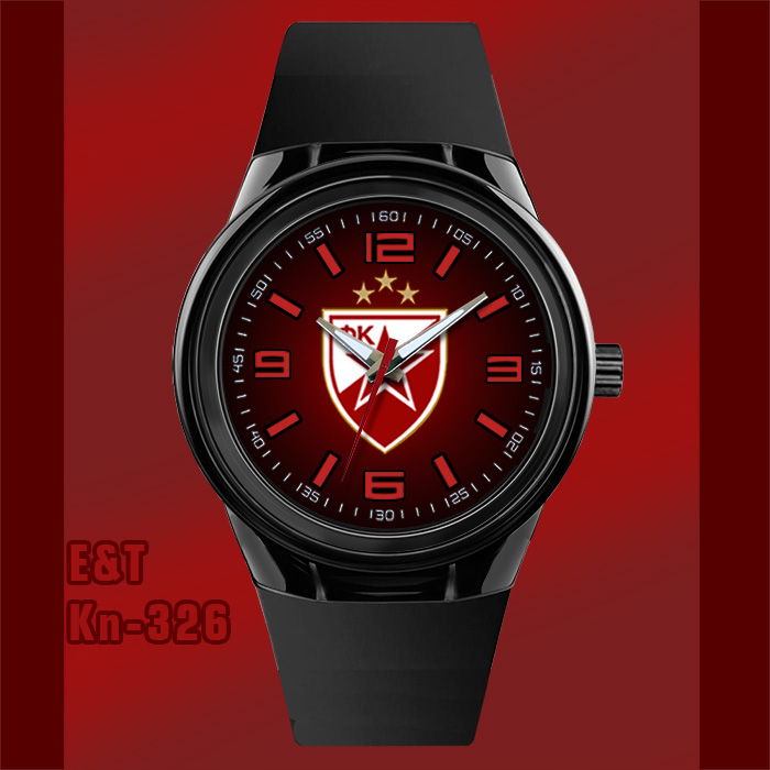Zvezdin sat E&T Kn326- grb FK Crvena zvezda - Clockan